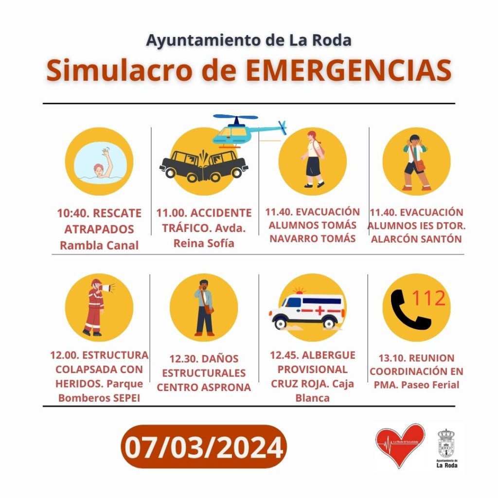 SIMULACRO EMERGENCIAS - Ayuntamiento de La Roda